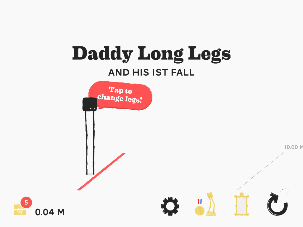 Screenshot of Daddy Long Legs (iPad, 2014) - MobyGames