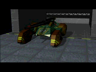 Screenshot of Cyber Sled (PlayStation, 1993) - MobyGames