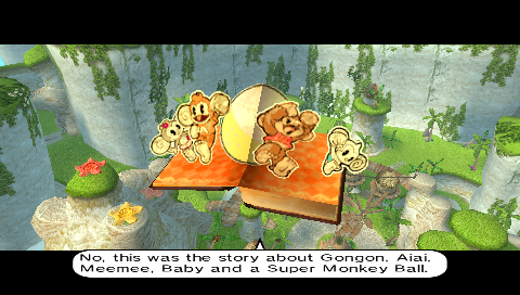 Screenshot of Super Monkey Ball Adventure (PSP, 2006) - MobyGames