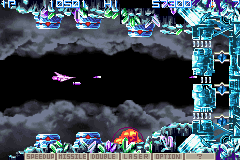Screenshot of Gradius Galaxies (Game Boy Advance, 2001) - MobyGames