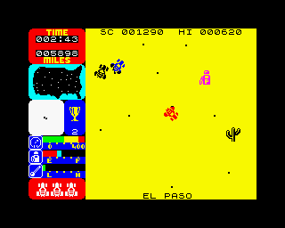 Screenshot of Tranz Am (ZX Spectrum, 1983) - MobyGames
