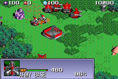 Screenshot of Mech Platoon (Game Boy Advance, 2001) - MobyGames