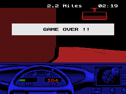 Screenshot of The Duel: Test Drive II (MSX, 1989) - MobyGames