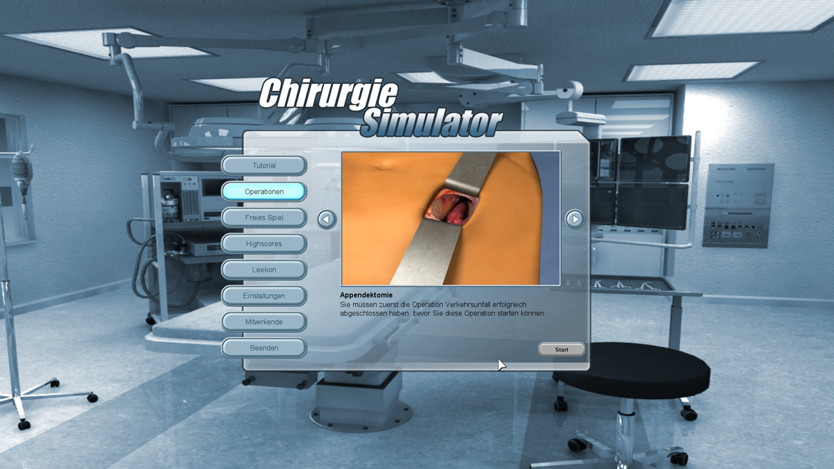 Screenshot of Surgery Simulator 2011 (Windows, 2010) - MobyGames