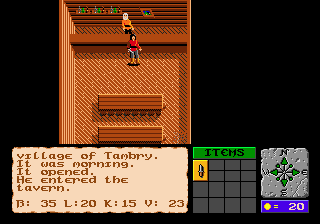 Screenshot of The Faery Tale Adventure: Book I (Genesis, 1987) - MobyGames