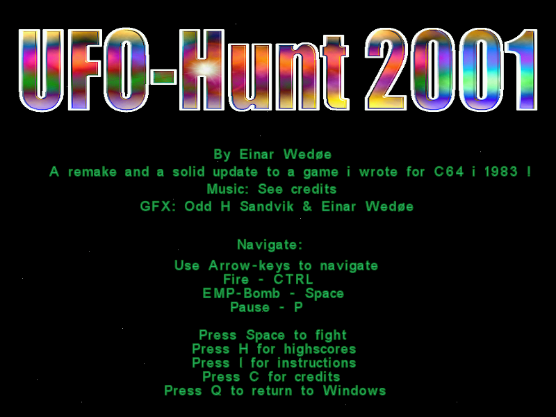 UFO-Hunt 2001 (2001) - MobyGames
