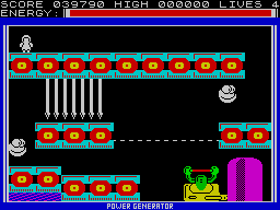 Screenshot of Bug Eyes (ZX Spectrum, 1985) - MobyGames