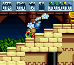 Screenshot of Putty Squad (SNES, 1994) - MobyGames