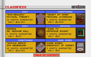 Screenshot of ABC Wide World of Sports Boxing (Amiga, 1991) - MobyGames