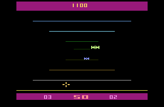 Screenshot of The Challenge of... NEXAR (Atari 2600, 1982) - MobyGames