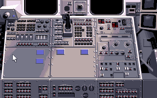 Screenshot of Shuttle: The Space Flight Simulator (Amiga, 1992) - MobyGames