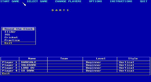 Darts (1991) - MobyGames