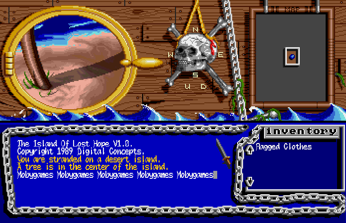 Screenshot of The Island of Lost Hope (Amiga, 1989) - MobyGames