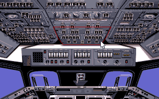 Screenshot of Shuttle: The Space Flight Simulator (Amiga, 1992) - MobyGames
