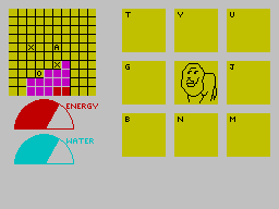 Screenshot of Survival (ZX Spectrum, 1984) - MobyGames