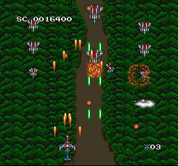 Screenshot of D-Force (SNES, 1991) - MobyGames
