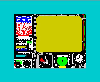 Screenshot of Sky Ranger (ZX Spectrum, 1984) - MobyGames