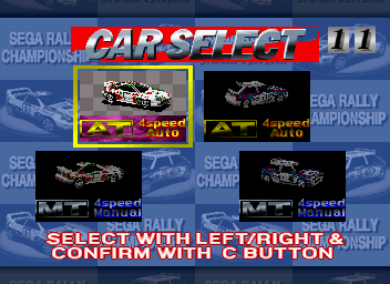 Screenshot of SEGA Rally Championship (SEGA Saturn, 1995) - MobyGames