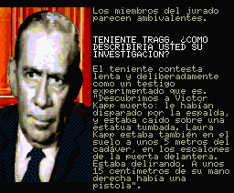 Screenshot of Perry Mason: The Case of the Mandarin Murder (MSX, 1985 ...