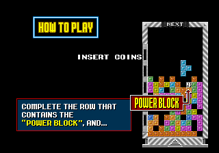 Screenshot of Bloxeed (Arcade, 1990) - MobyGames