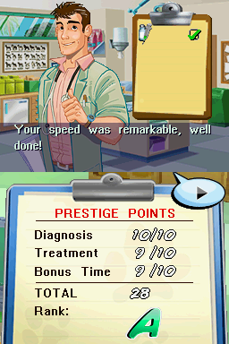 Screenshot of Imagine: Animal Doctor Care Center (Nintendo DS, 2010 ...