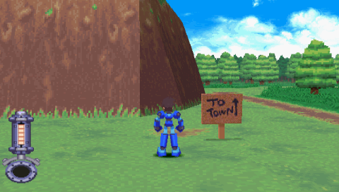 Screenshot of Mega Man Legends (PSP, 1997) - MobyGames