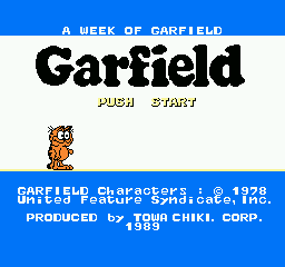 Garfield no Isshūkan: A Week of Garfield screenshots - MobyGames