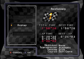 Screenshot of Racing (PlayStation, 1999) - MobyGames