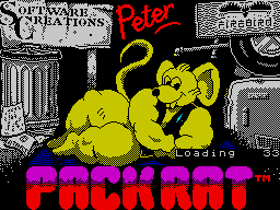 Screenshot of Peter Pack Rat (ZX Spectrum, 1985) - MobyGames