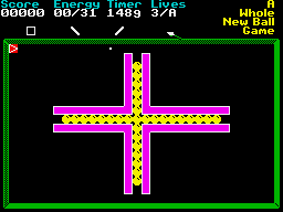 Screenshot of Whole New Ball Game (ZX Spectrum, 1989) - MobyGames