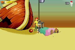 Screenshot of Disney's Peter Pan: Return to Never Land (Game Boy ...