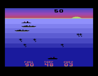 Screenshot of Seawolf (Atari 2600, 2004) - MobyGames