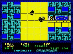 Screenshot of Alien Syndrome (ZX Spectrum, 1986) - MobyGames