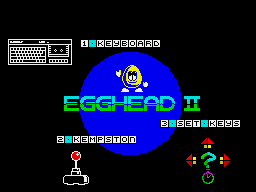 Screenshot of Egghead 2 (ZX Spectrum, 1990) - MobyGames