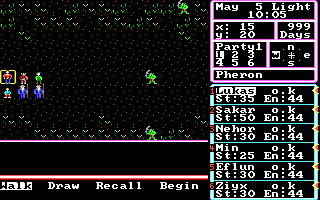 Screenshot of The Magic Candle: Volume 1 (DOS, 1989) - MobyGames