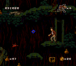Screenshot of Pitfall: The Mayan Adventure (SNES, 1994) - MobyGames