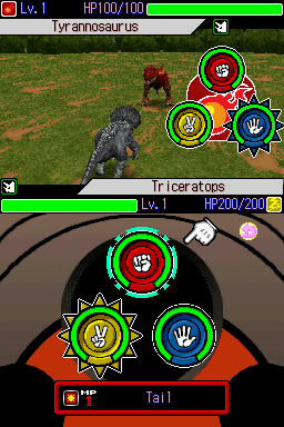 Screenshot of Dinosaur King (Nintendo DS, 2008) - MobyGames