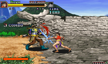 Screenshot of The Legend of Silkroad (Arcade, 1999) - MobyGames
