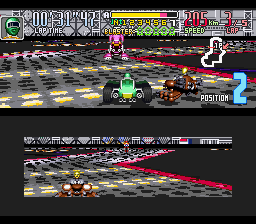 Screenshot of Saban's Power Rangers Zeo: Battle Racers (SNES, 1996 ...