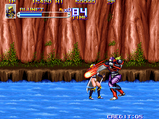 Screenshot of Shadow Force (Arcade, 1993) - MobyGames