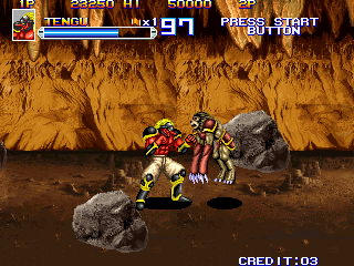 Screenshot of Shadow Force (Arcade, 1993) - MobyGames
