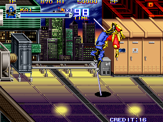 Screenshot of Shadow Force (Arcade, 1993) - MobyGames