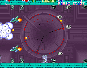 Screenshot of Thunder Cross II (Arcade, 1991) - MobyGames