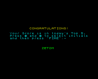 Screenshot of Death Star Interceptor (ZX Spectrum, 1984) - MobyGames