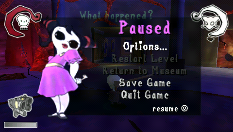 Screenshot of Death Jr. (PSP, 2005) - MobyGames