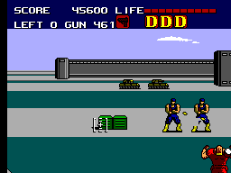 Screenshot of Dynamite Duke (SEGA Master System, 1989) - MobyGames