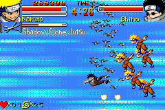 Screenshot of Naruto: Ninja Council (Game Boy Advance, 2003) - MobyGames