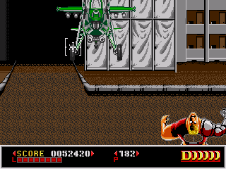 Screenshot of Dynamite Duke (Genesis, 1989) - MobyGames