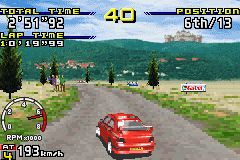 Screenshot of SEGA Rally Championship (Game Boy Advance, 2003) - MobyGames
