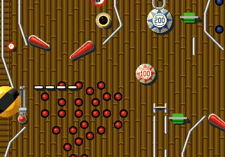Screenshot of Virtual Pinball (Genesis, 1993) - MobyGames
